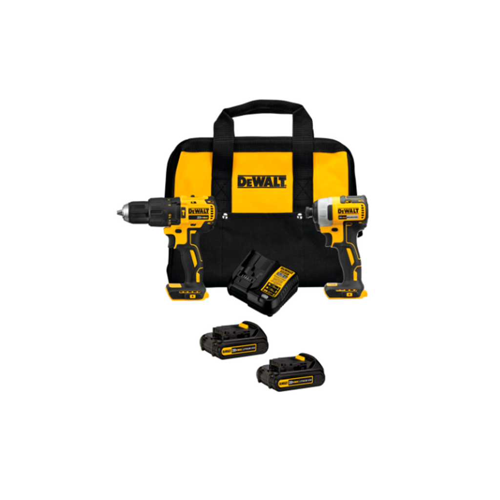 Combo taladro+atornillador 20v 2b 2a xr dewalt d2 | La Mundial