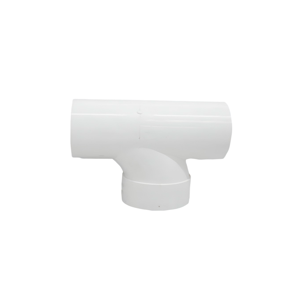 Tee pvc 3" para drenaje sin rosca inyectado | La Mundial
