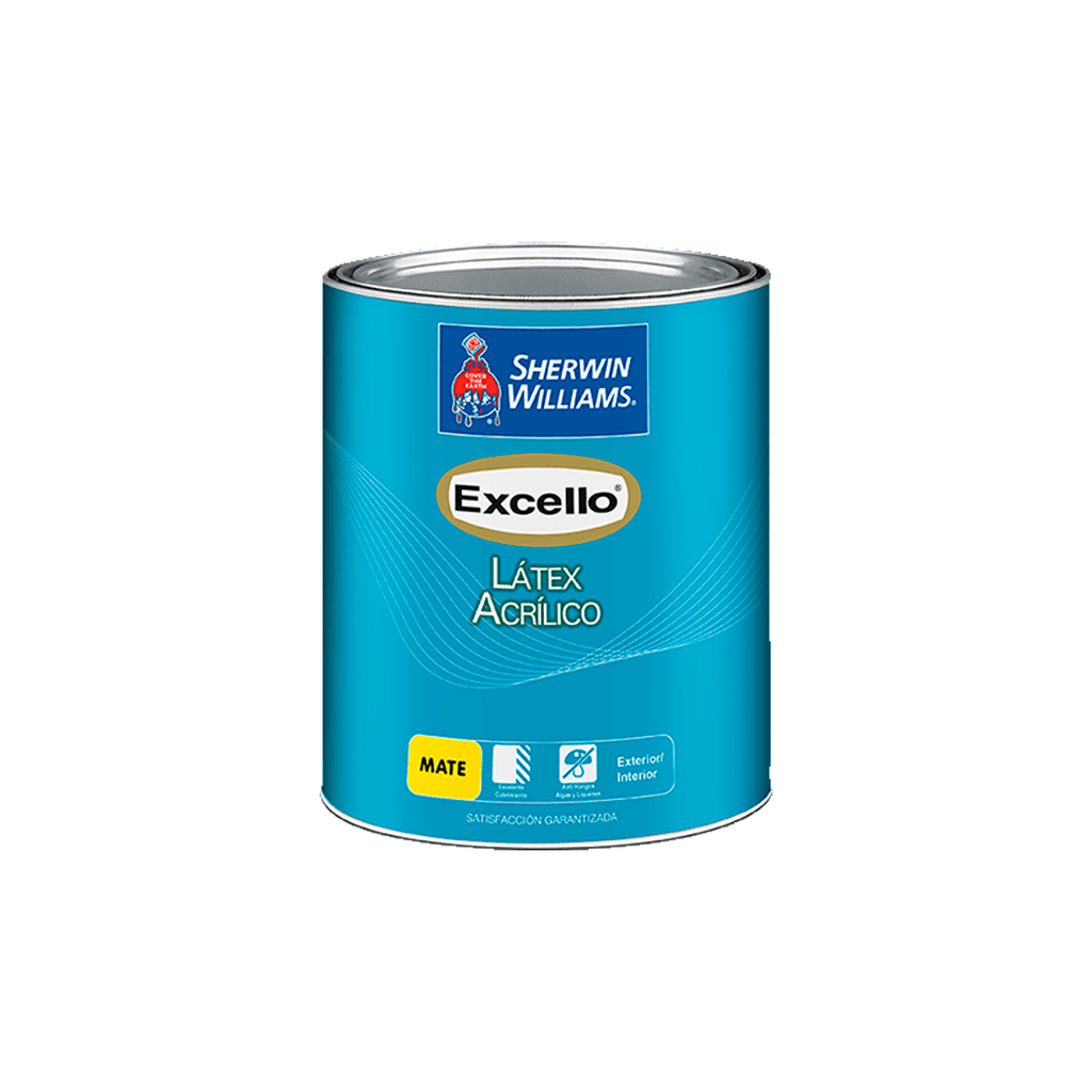 Pintura excello latex 1/4-galon sherwin williams blanco | La Mundial