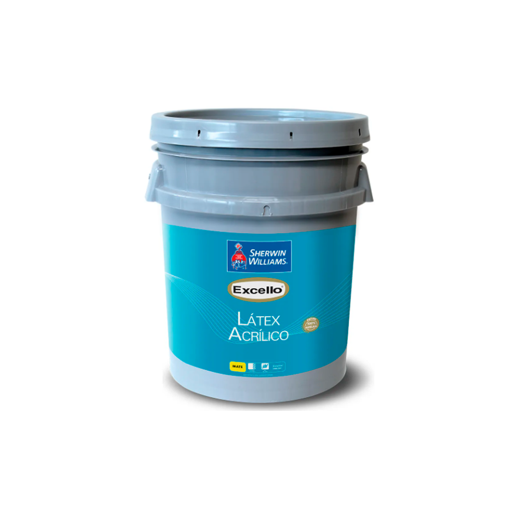 Pintura excello latex 1-cubeta sherwin williams blanco | La Mundial