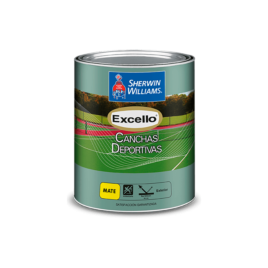 Pintura para canchas deportivas 1-galon sherwin williams rojo | La Mundial